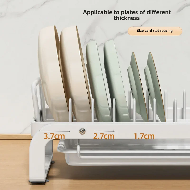 Kitchen-Cabinet-Pull-out-Bowl-Dish-Storage-Rack-Drawer-Dish-Draining ...