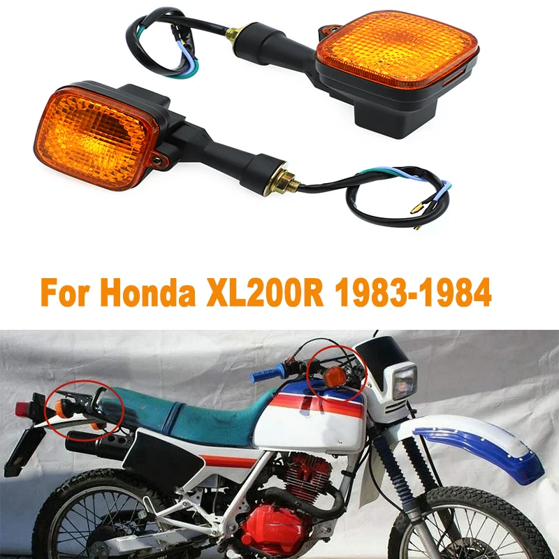 For-Honda-XL200R-XL-200R-Repro-Motorcycle-Front-Rear-Turn-Signal-Light ...
