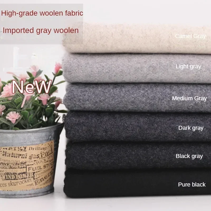 Woolen Fabric By The Meter for Autumn Winter Clothes Coats Hats ...