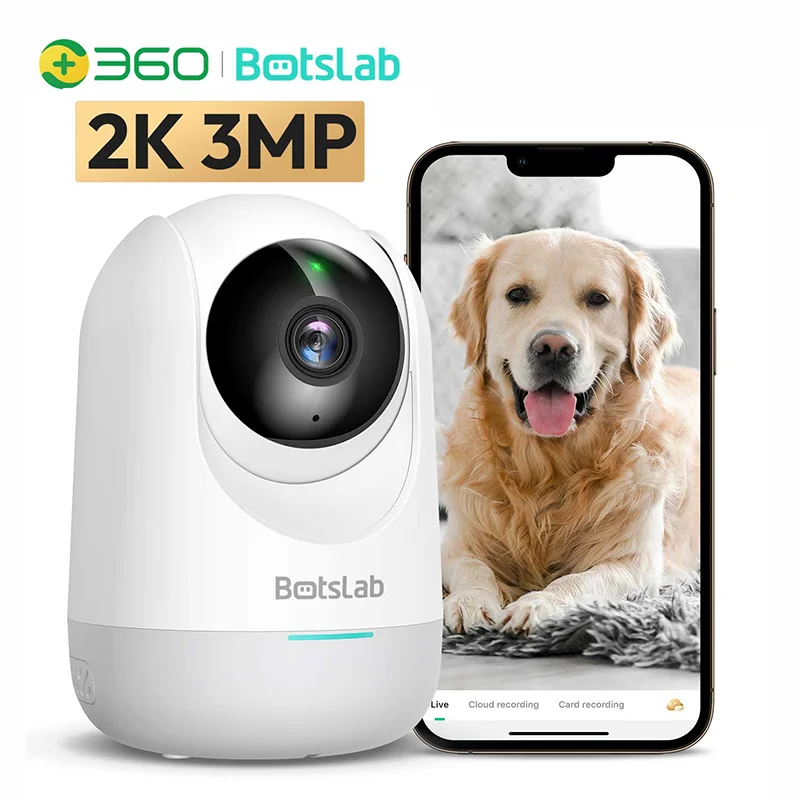 Botslab-security-prtection-360-Smart-Home-Security-Camera-PTZWebcam-2K-3MP-AI-Human-Detection ...