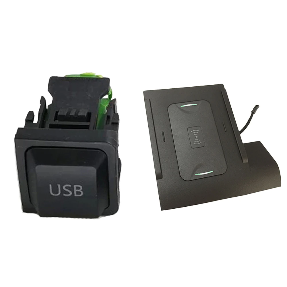 QI-wireless-fast-charging-mount-phone-charger-USB-Cable-Switch ...