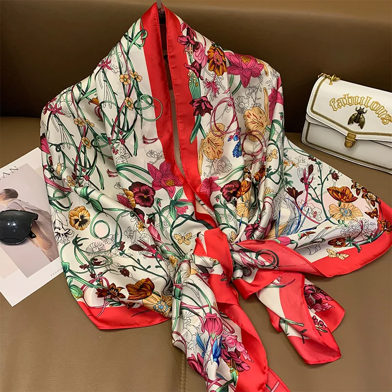 Brand-Designer-Silk-Scarf-180-90cm-High-Quality-Foulard-Bandana-Long ...