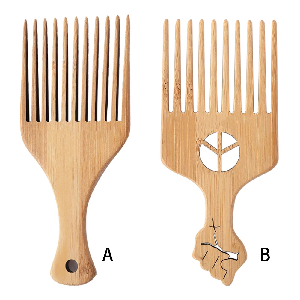 Wide-Tooth-Fork-Combs-Curly-Brushes-Hair-Styling-Tools-Anti-Static ...