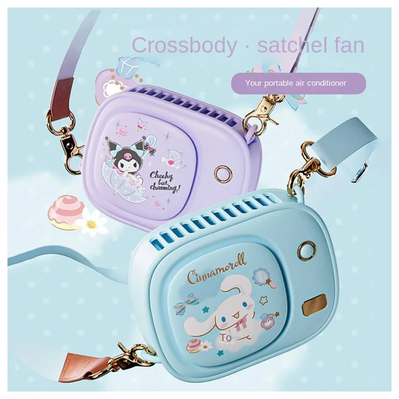 Anime Sanrioed Cinnamoroll Kuromi USB Fan Kawaii Cartoon Portable ...
