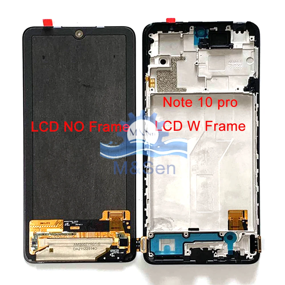Original-Amoled-For-Xiaomi-Redmi-Note-10-Pro-M2101K6G-LCD-Display ...