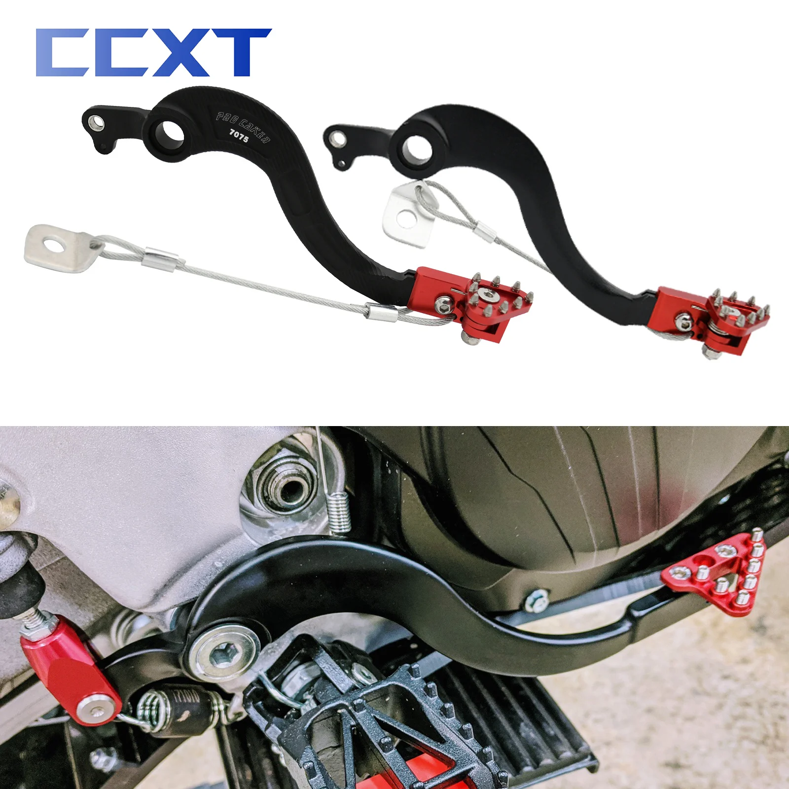New-CNC-Aluminum-Forged-Rear-Brake-Pedal-Lever-For-Honda-CRF250R ...