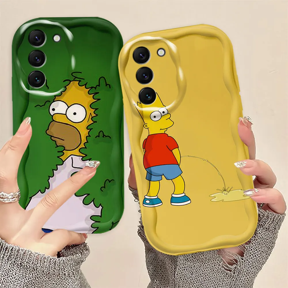 Anime-Funny-The-S-Simpsons-3D-Wave-Phone-Case-For-Samsung-Galaxy-A02 ...
