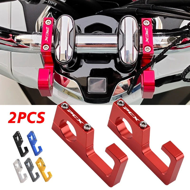 PCX-logo-2PCS-Motorcycle-Hook-Helmet-Luggage-Bag-Hook-Holder-Hanger ...