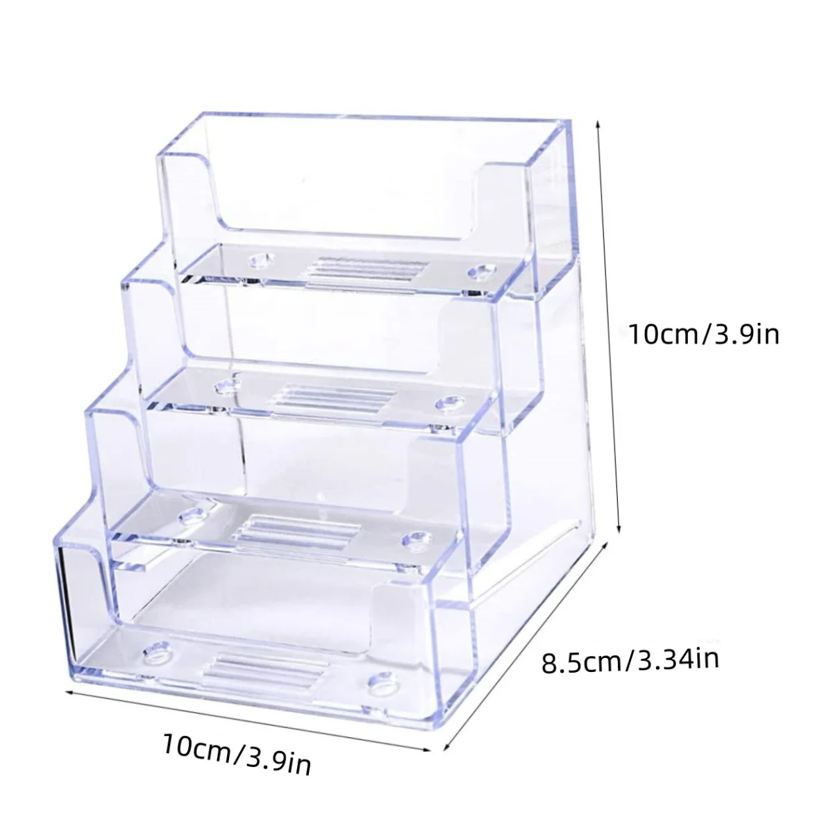 1PC-4-cell-business-card-holder-creative-transparent-card-storage-box ...