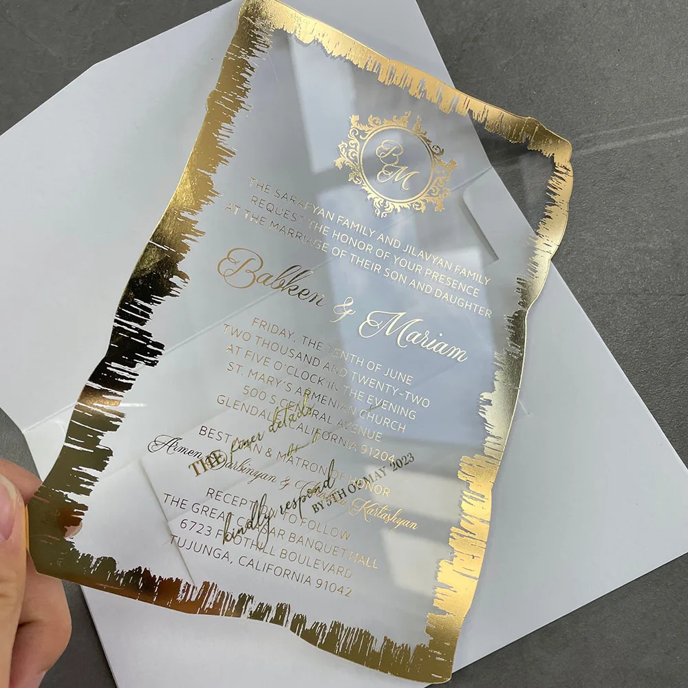 Embossed Wedding Stationery