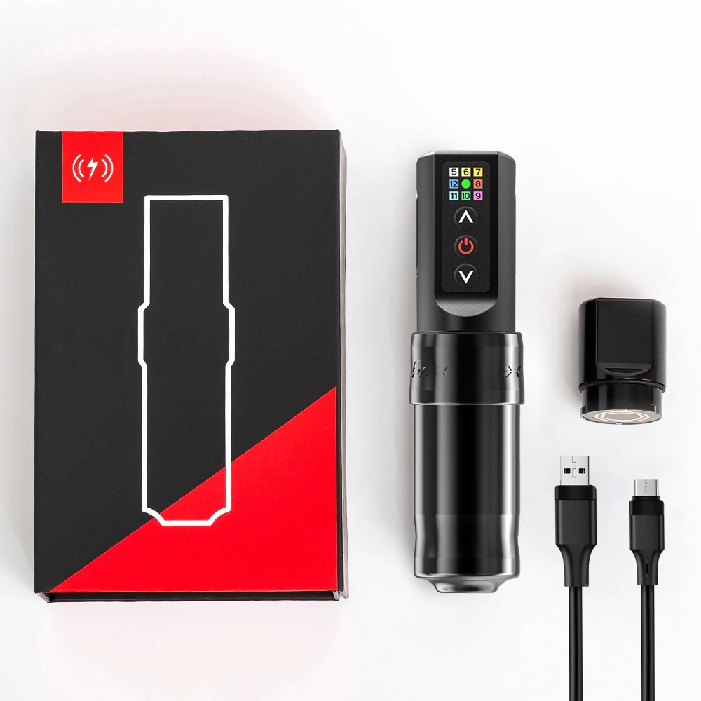 Flux Pro Professional Wireless Tattoo Machine Pen Strong Coreless Motor ...