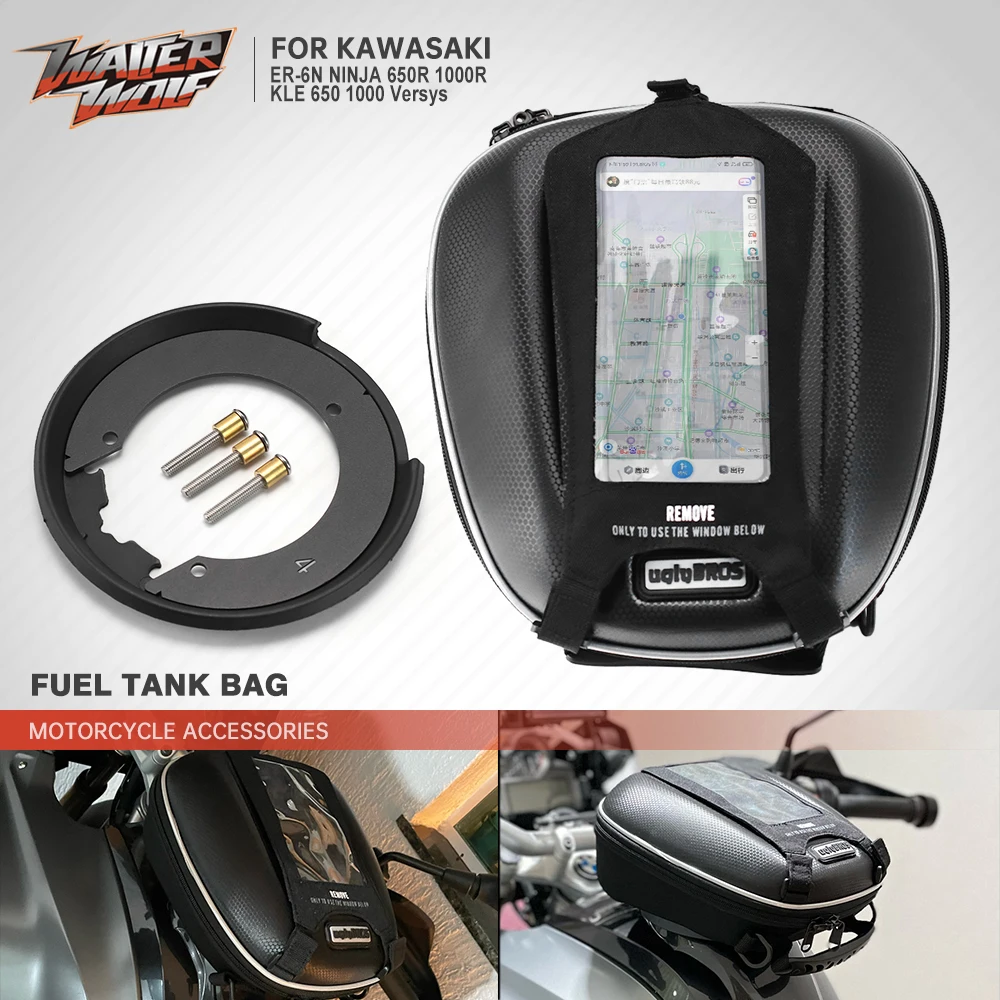Fuel-Tank-Bag-For-KAWASAKI-KLE-KLZ-VERSYS-650-1000-Z1000-Z1000SX-ZX14R ...