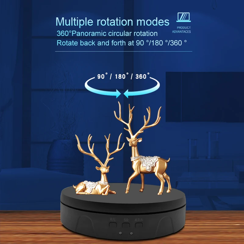 15-9cm-Diameter-Electric-Turntable-Rotating-Display-Stands-Frosted ...