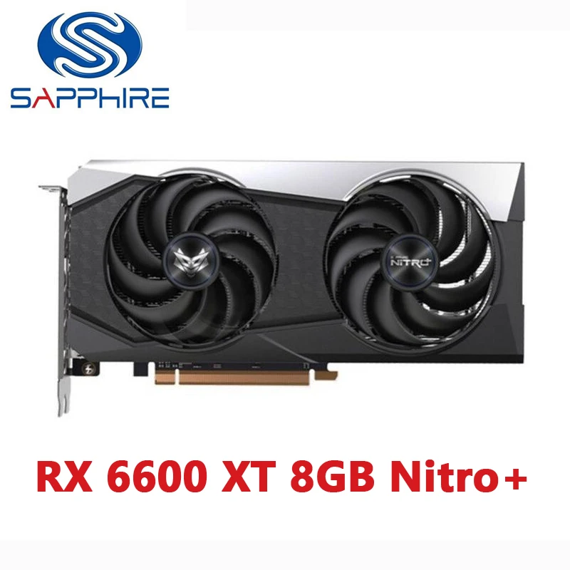 Sapphire Radeon RX 6600 XT Nitro + Placa de Vídeo, 8GB, AMD, RX6600XT ...