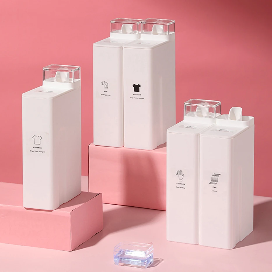 1000ml Refillable Laundry Detergent Dispenser Bottles Large Capacity ...