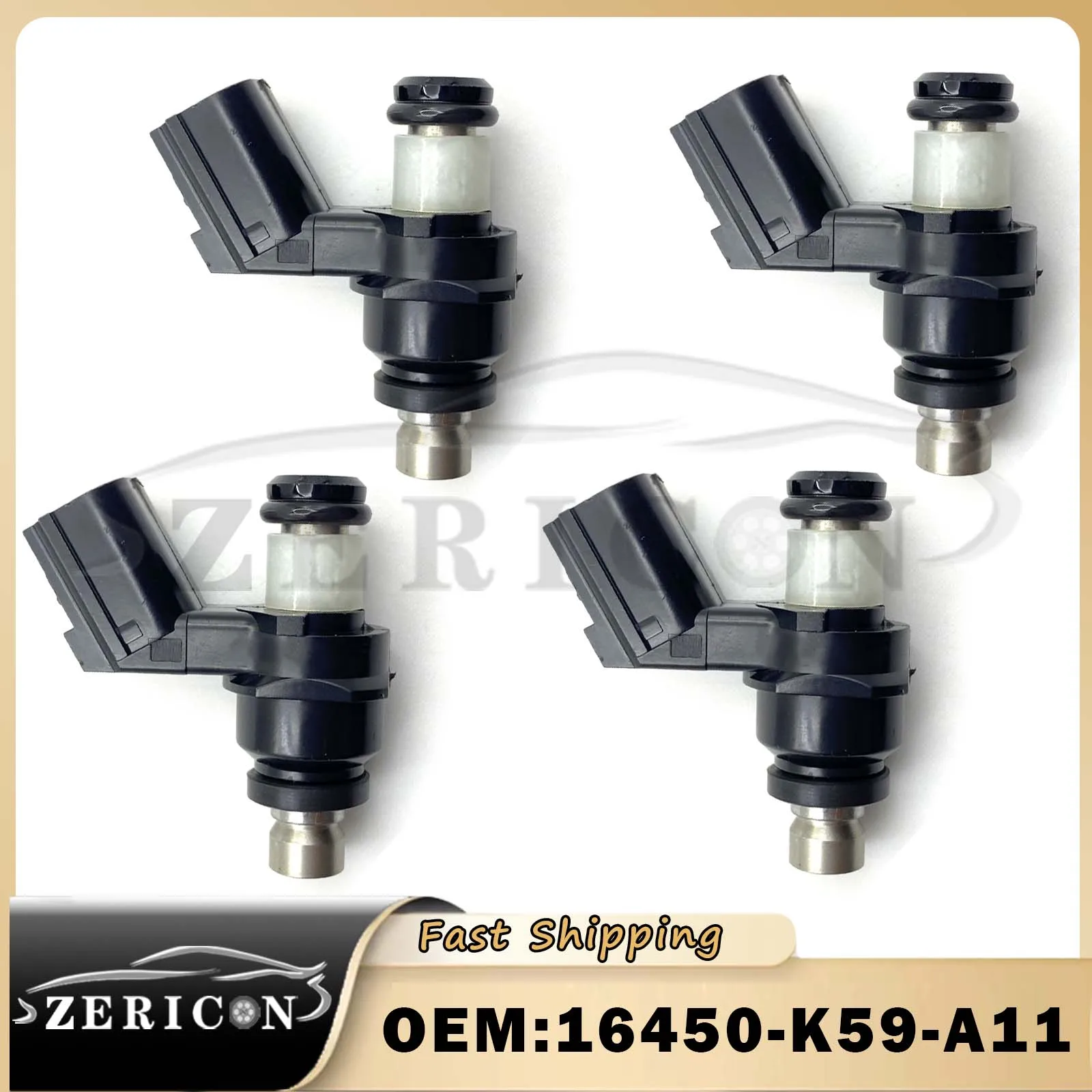 4PCS-lot-New-16450-K59-A11-6-holes-125cc-Fuel-Motorcycle-Injector ...