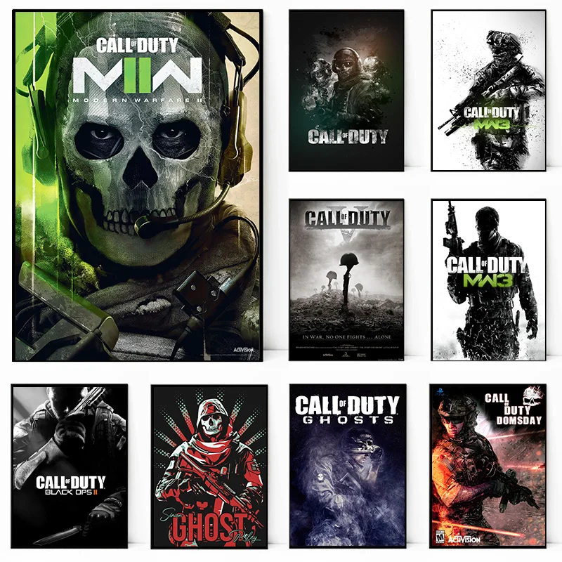 Call-of-Duty-Game-Poster-Decorative-Pictures-for-Living-Room-Decor ...