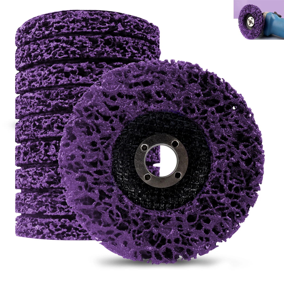 1Pcs-100-115-125mm-Coral-Disc-Poly-Strip-Disc-Grinder-Strip-Disc ...