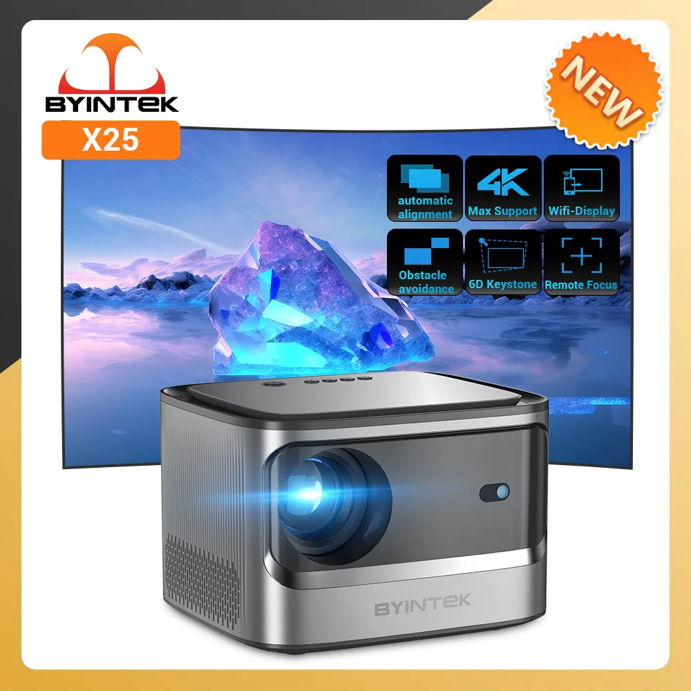 BYINTEK-X25-Full-HD-Projector-1080P-4K-Video-Auto-Focus-WiFi-Smart-LCD ...