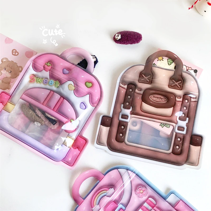 10-50PCS-Zipper-Cartoon-Storage-Bag-Cute-3D-Cartoon-Backpack-Small ...