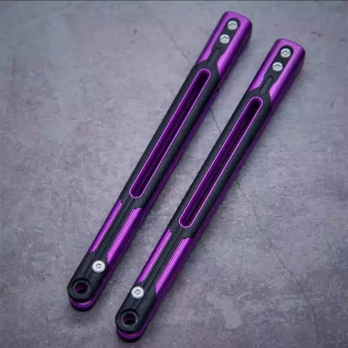 Apocalypse-Cygnus-V3-Balisong-Clone-Butterfly-Knife-False-Edge-Blade ...