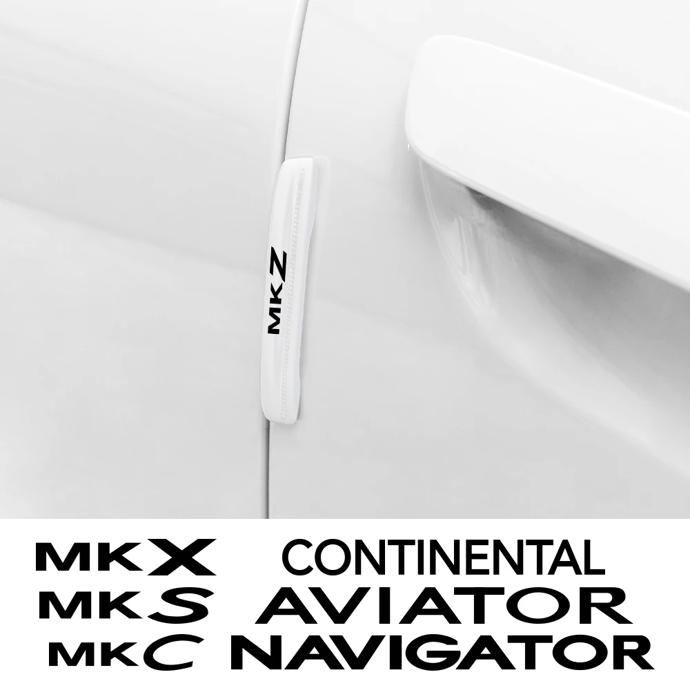 4Pcs Car Door Edge Anti Scratch Sticker Rearview Mirror Protection For ...