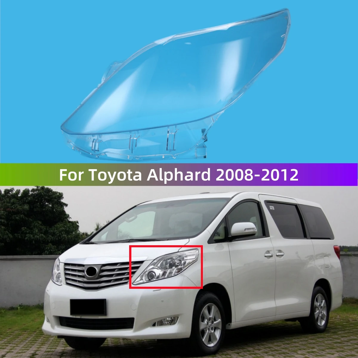 For-Toyota-Alphard-2008-2009-2010-2011-2012-Accessories-Vehicles ...