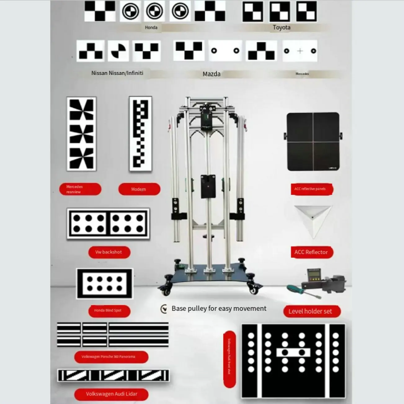 Automotive-Acc-Calibration-Level-Millimeter-Wave-Radar-Angle-Reflector ...