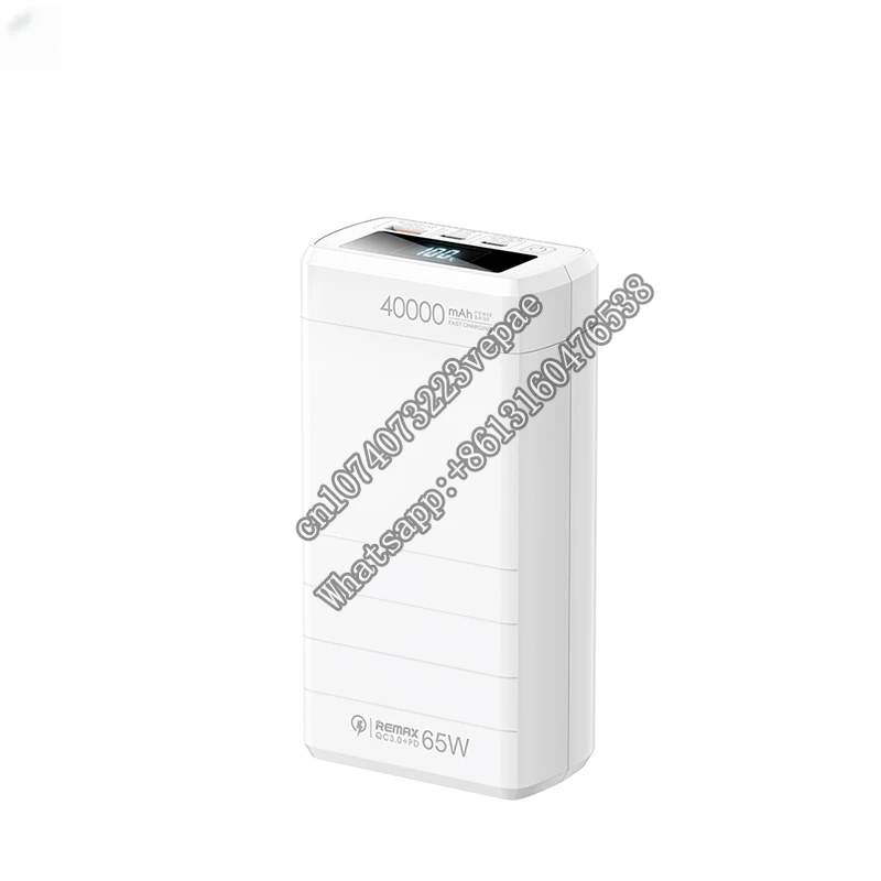 Remax-Portable-Power-Bank-65W-Fast-Charging-40000Mah-Rpp-310-Pd-Qc-Rohs ...