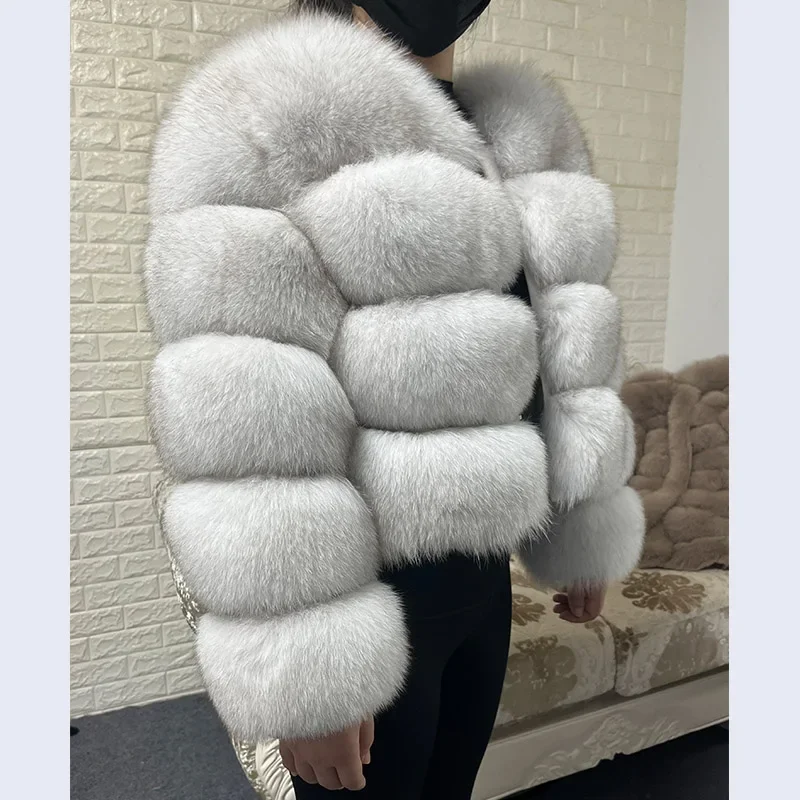 MAOMAOKONG-2024-Natural-Real-Fox-Fur-Coat-Women-Winter-Long-Sleeve-Luxury-Raccoon-Fur-Jackets ...