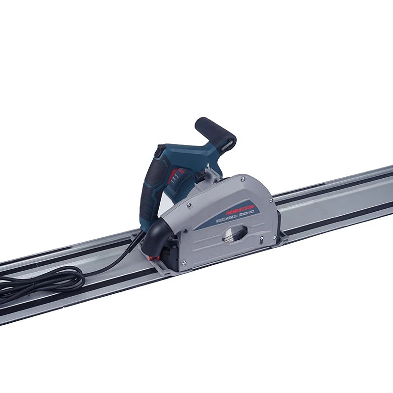 1200w 165mm Plunge cut circular track saw with guide rail