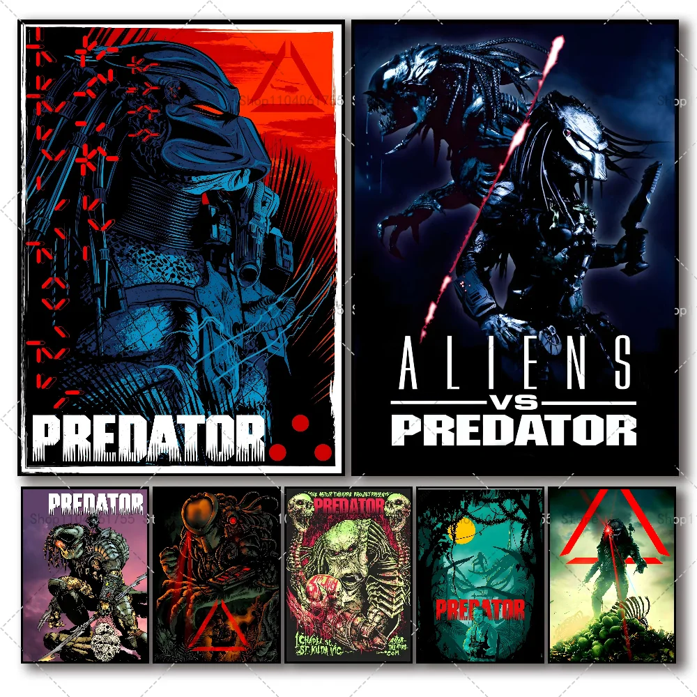 1PC The Predator Hot Classic Horror Movie Poster Self-adhesive Art ...