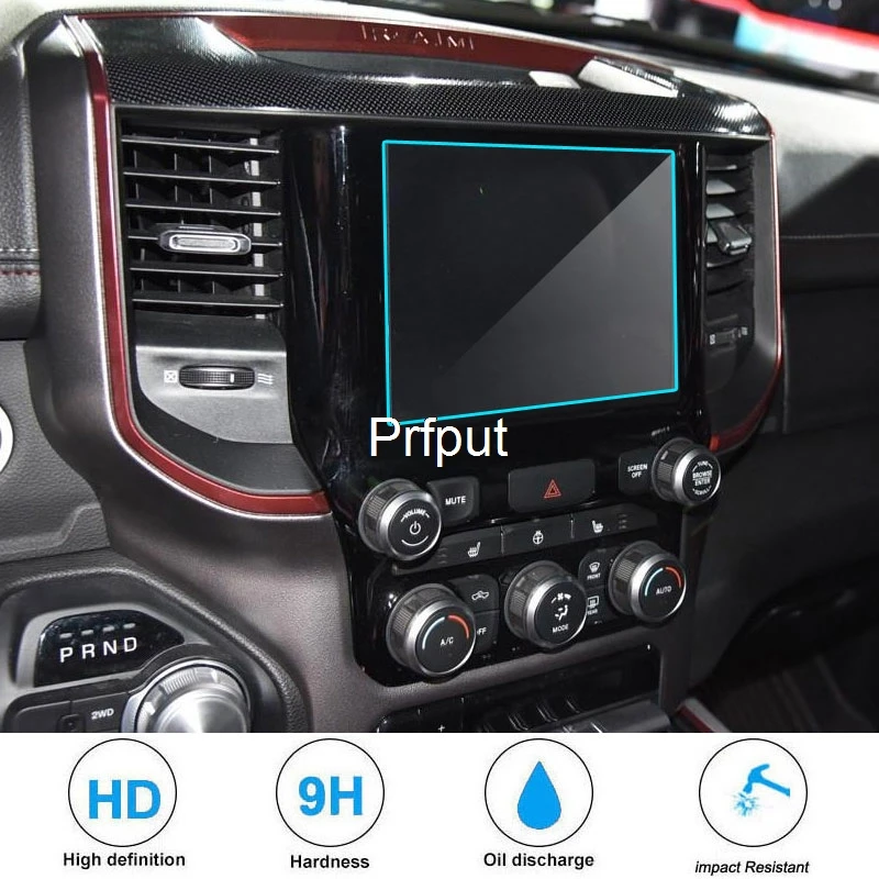8.4 inch Car Tempered Glass Screen Protector Film For Dodge Ram 1500 ...