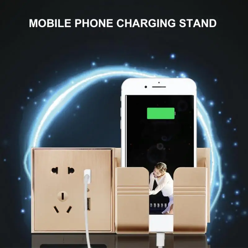 Mobile-Phone-Plug-Wall-Holder-Charging-Multifunction-Phone-Holder-Stand ...
