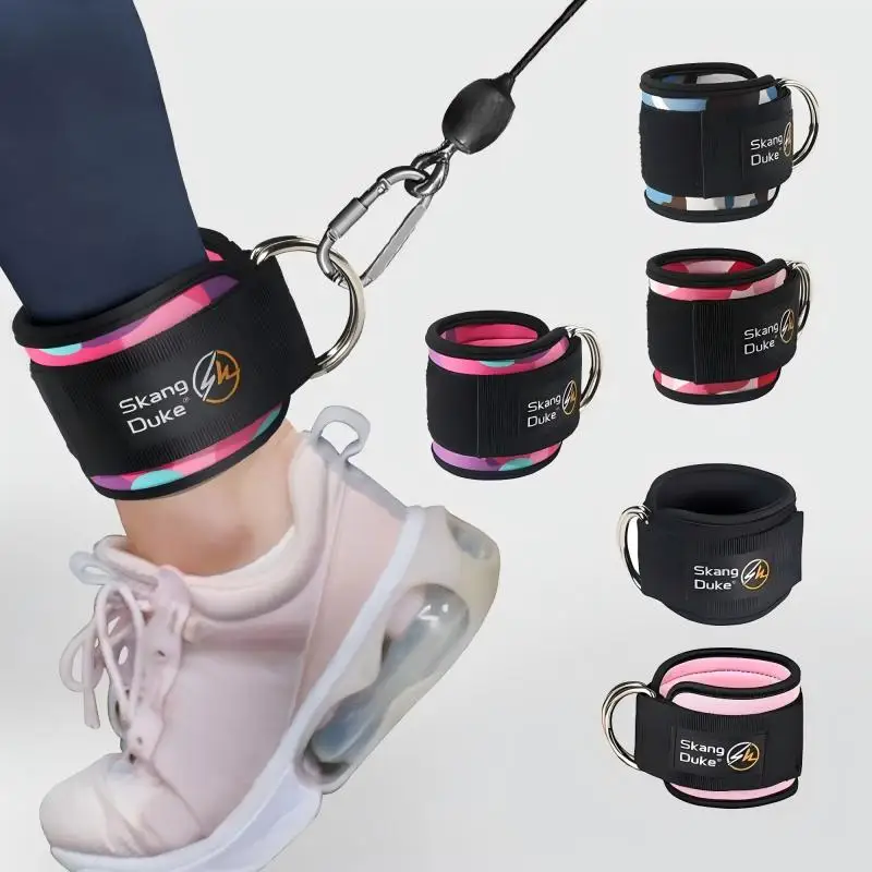 Ankle Strap for Cable Machines and Resistance Bands, Work Out Cuff ...
