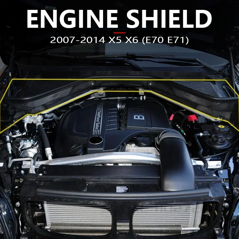 For-2007-2014-BMW-X5-X6-E70-E71-LCI-Hyb-Car-Engine-Upper-Compartment ...