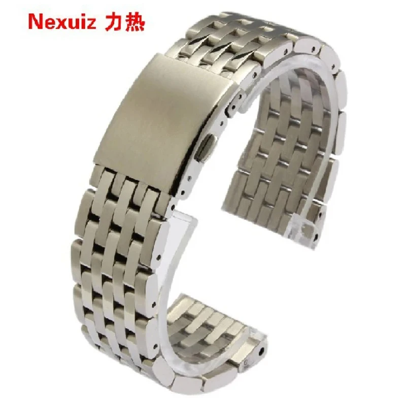 Watchbands-Silver-24mm-28mm-30mm-Band-Width-High-Quality-Stainless ...