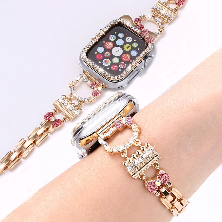 Happy-girl-band-For-Apple-Watch-Series-9-8-7-6-5-SE-4-Cartoon-Metal.jpg