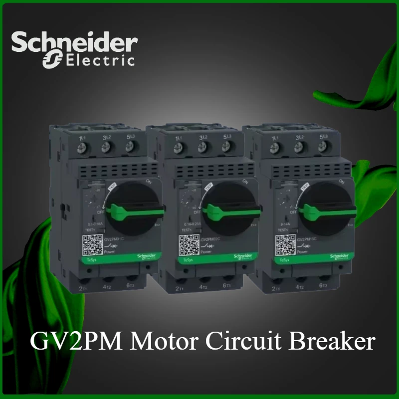 Schneider GV2 Motor Circuit Breaker Knob Type GV2PM01C/02C/03C/04C/05C ...