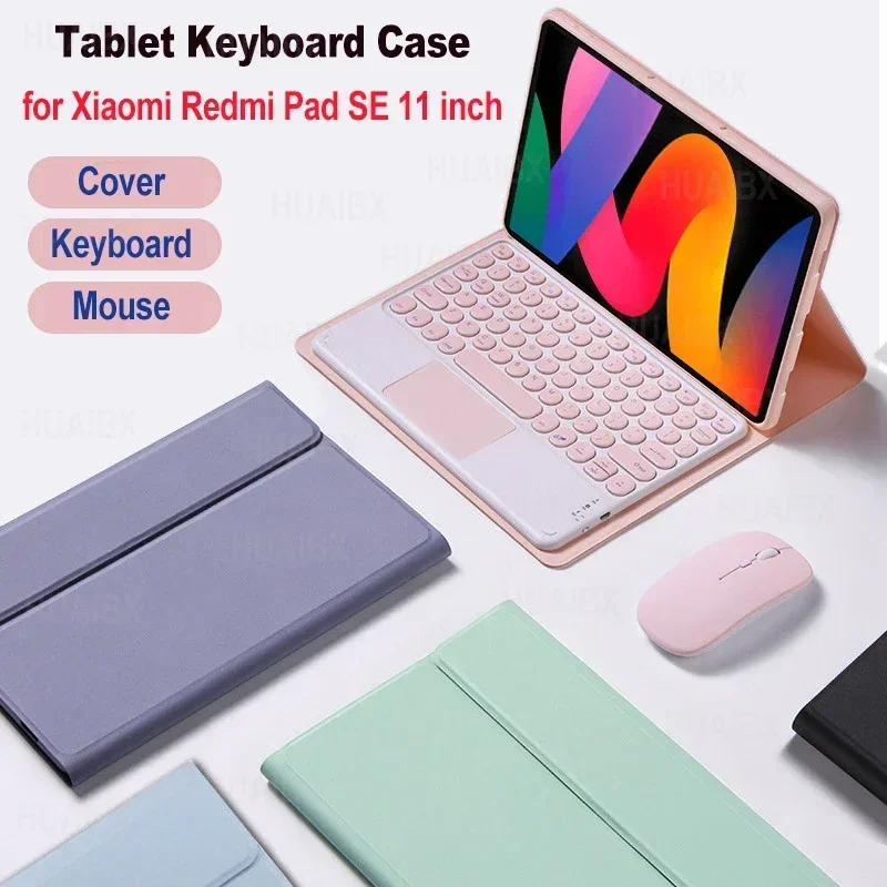 For-Xiaomi-Redmi-Pad-SE-11-Inch-Case-Detachable-Keyboard-Case-for-Redmi ...