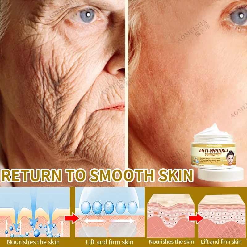 Instant Wrinkle Remover Face Cream Lifting Firming Fade Fine Lines Anti ...
