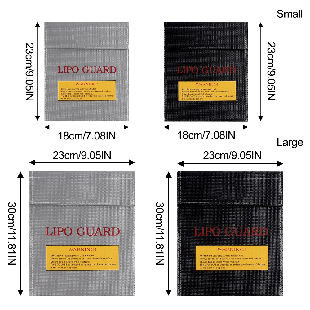 1Pcs Fireproof RC LiPo Li-Po Battery Fireproof Safety Guard Safe Bag ...