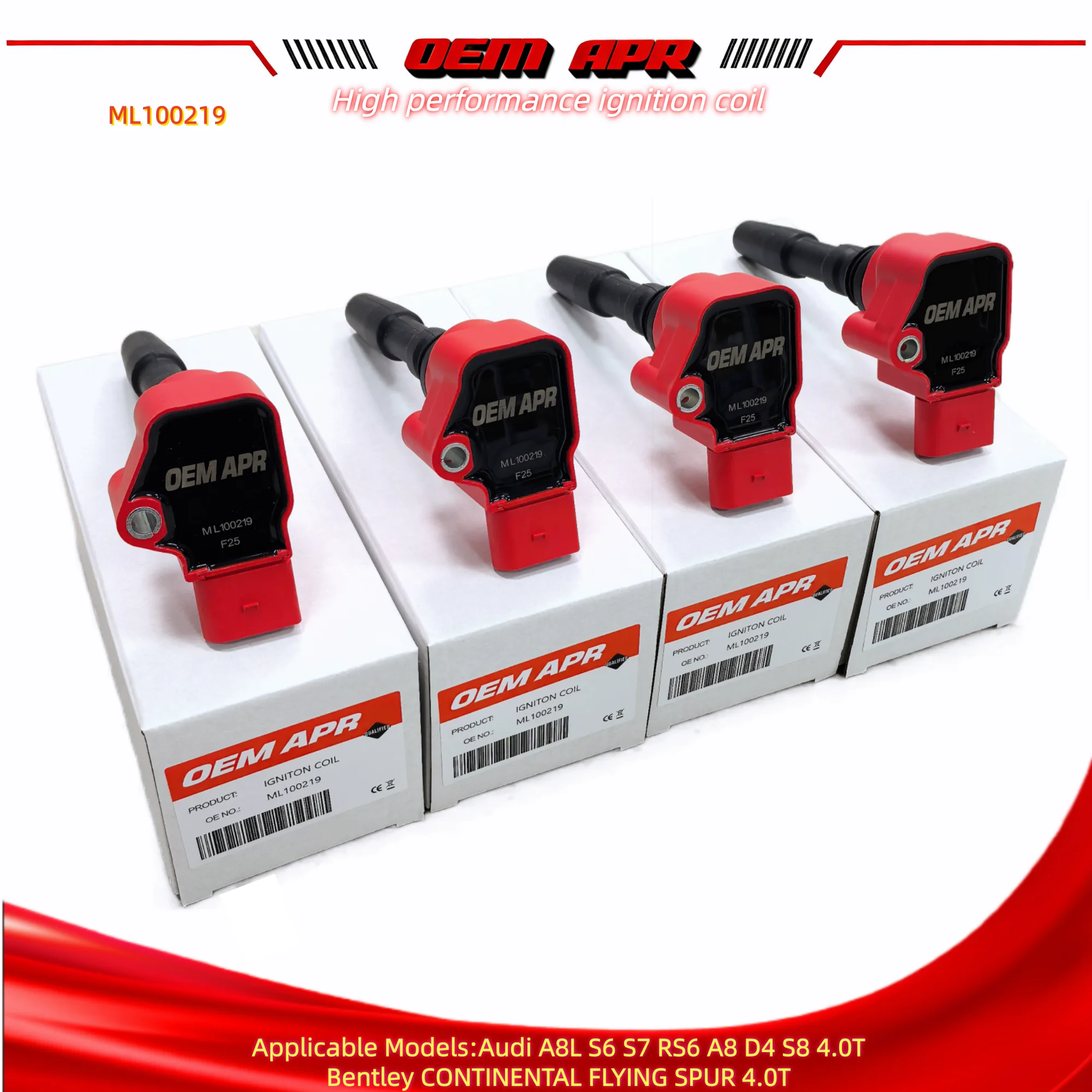 079905110 Performance Ignition Coil Pack 079905110H UF766 For AUDI A8 ...