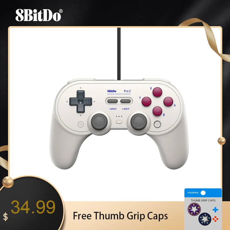8bitdo Pro 2 Controlador Com Fio Usb Gamepad Com Joystick Para Nitendo ...