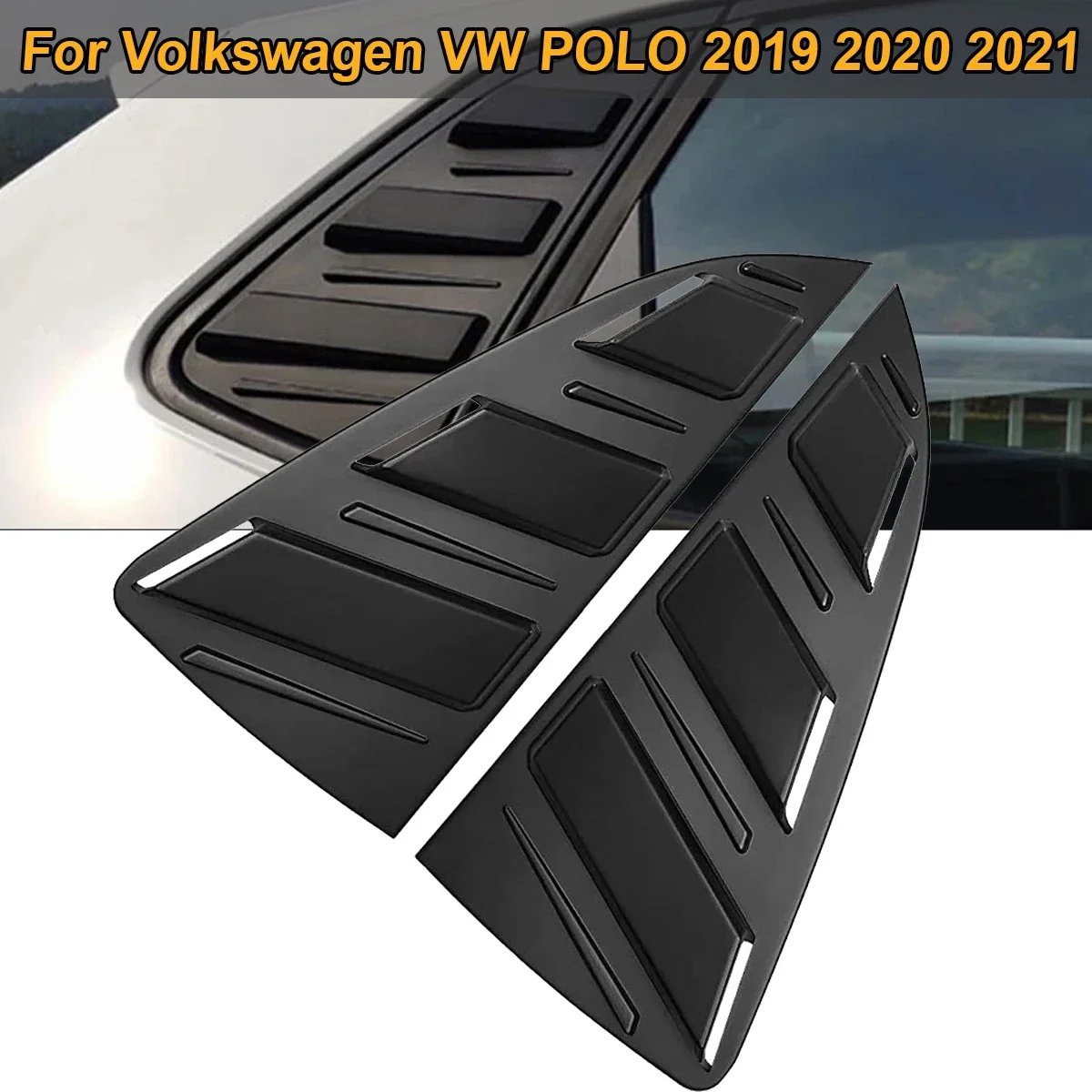 For-Volkswagen-VW-POLO-2019-2020-2021-Rear-Window-Shutter-Cover-Trim ...