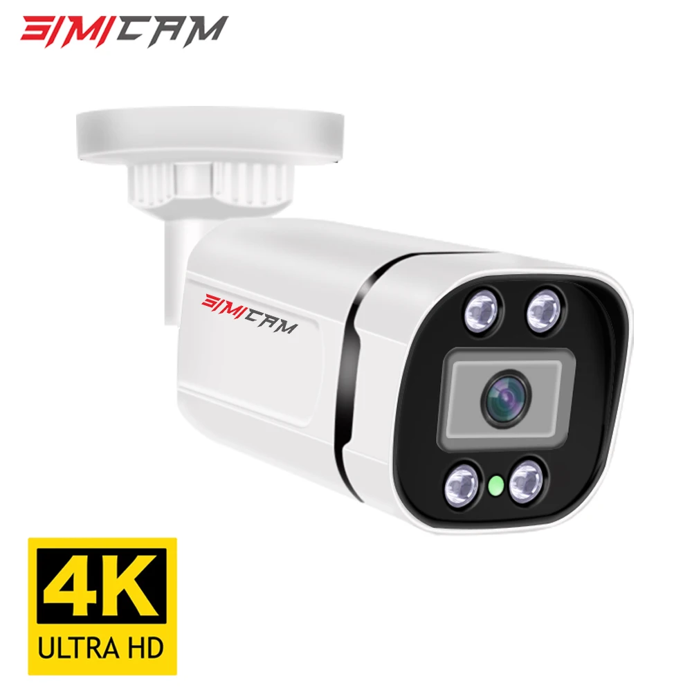 Poe-Camera-4K-With-Audio-48V-POE-DC-12V-4MP-5MP-8MP-Super-HD-Infrared ...