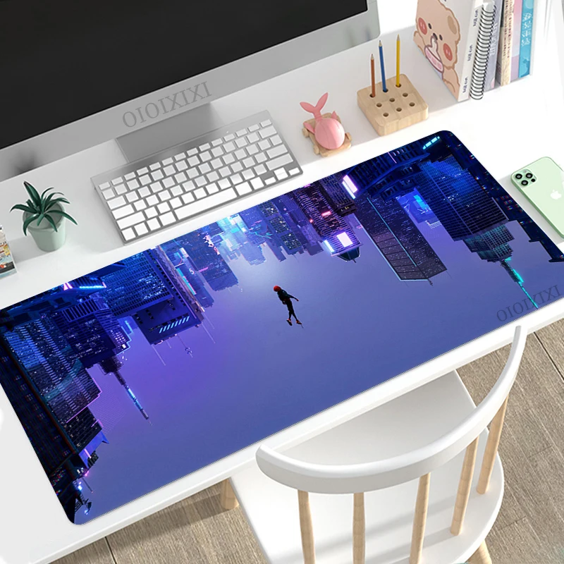 City Neon Mouse Pad Gaming XL Large HD Home New Mousepad XXL MousePads ...