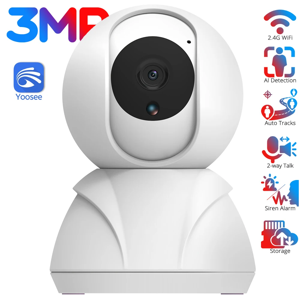 3MP-Auto-Tracking-Wifi-IP-Camera-Indoor-Home-Security-1080P-SD-Card ...