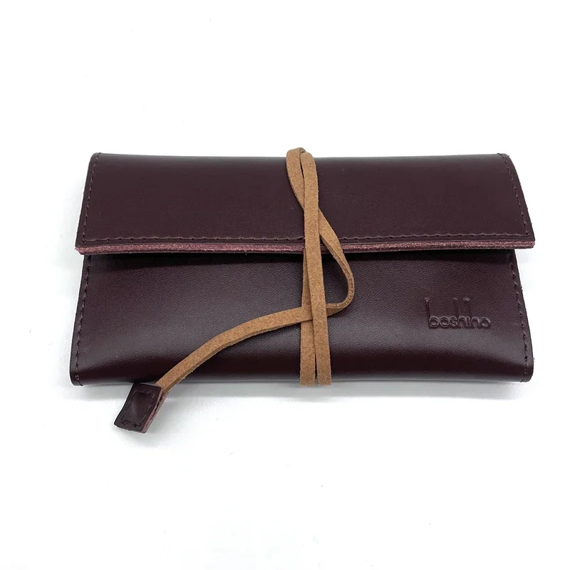 Smoking Storage Bag Genuine Leather Tobacco Pouch Bag Grinding Tobacco ...