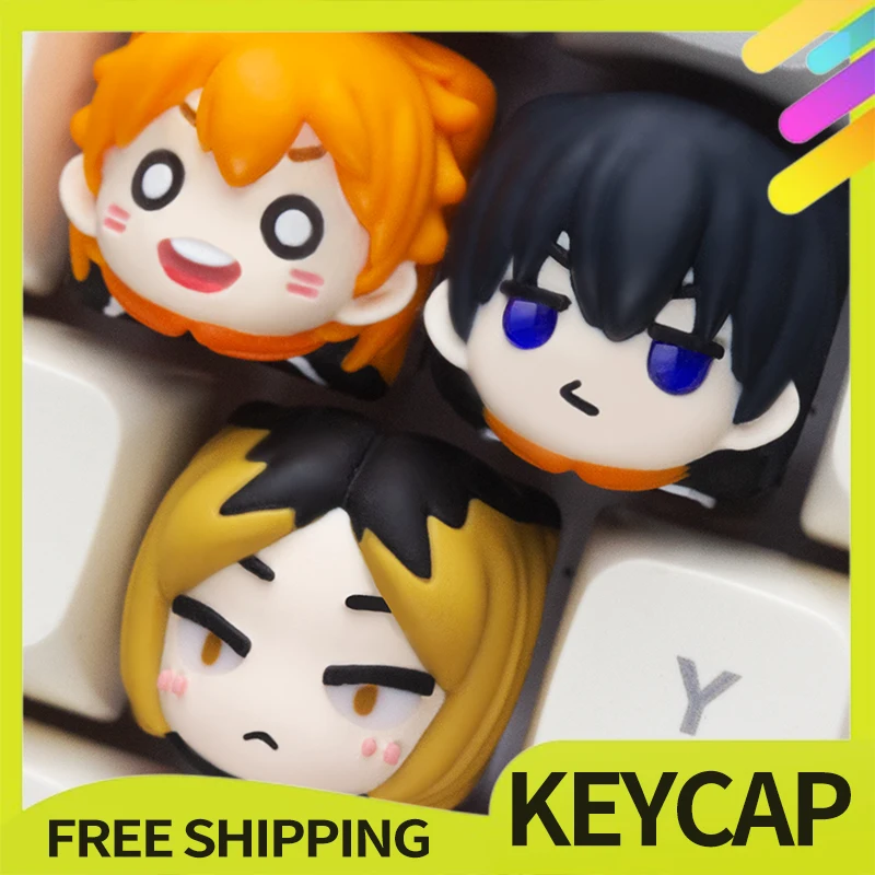 Cityboy-Keycap-Shoyo-Hinata-Tobio-Kageyama-Kodzuken-Keycap-Anime-Resin ...